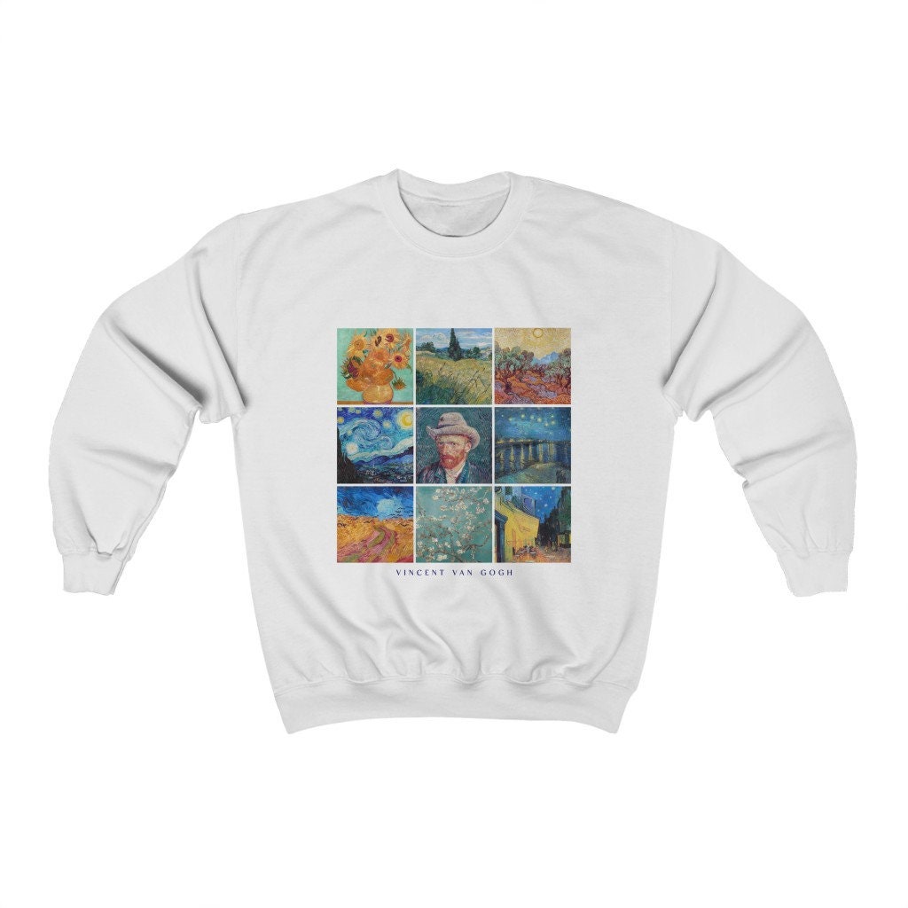 Van Gogh Museum Van Gogh Sweater Van Gogh Sweatshirt Light | Etsy