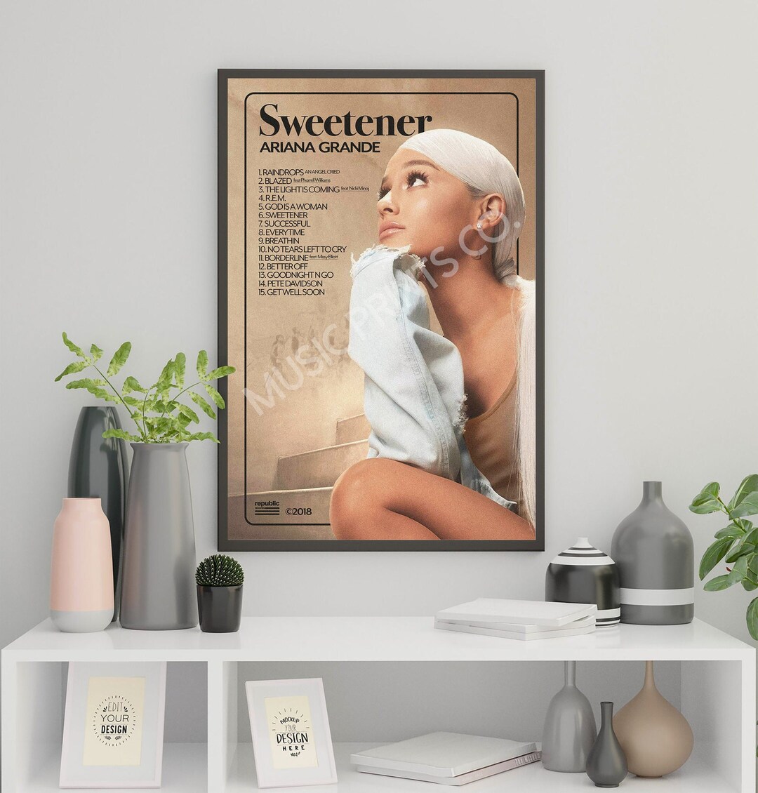 Ariana Grande Sweetener Poster - Instant Digital Download, Cover ...