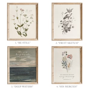 Exclusive Bible Verse Gallery Wall Art - Printable Scripture Art Prints ...