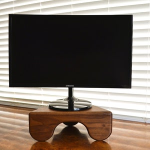 Wooden Monitor Stand Monitor Riser Desk Shelf Wood - Etsy
