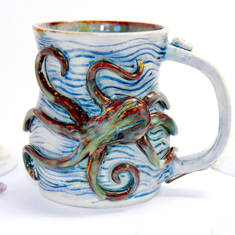 Octopus Mugs - Etsy