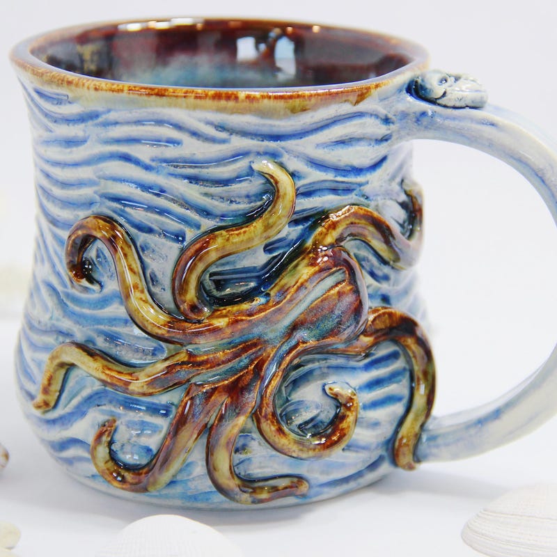 Octopus Mugs - Etsy