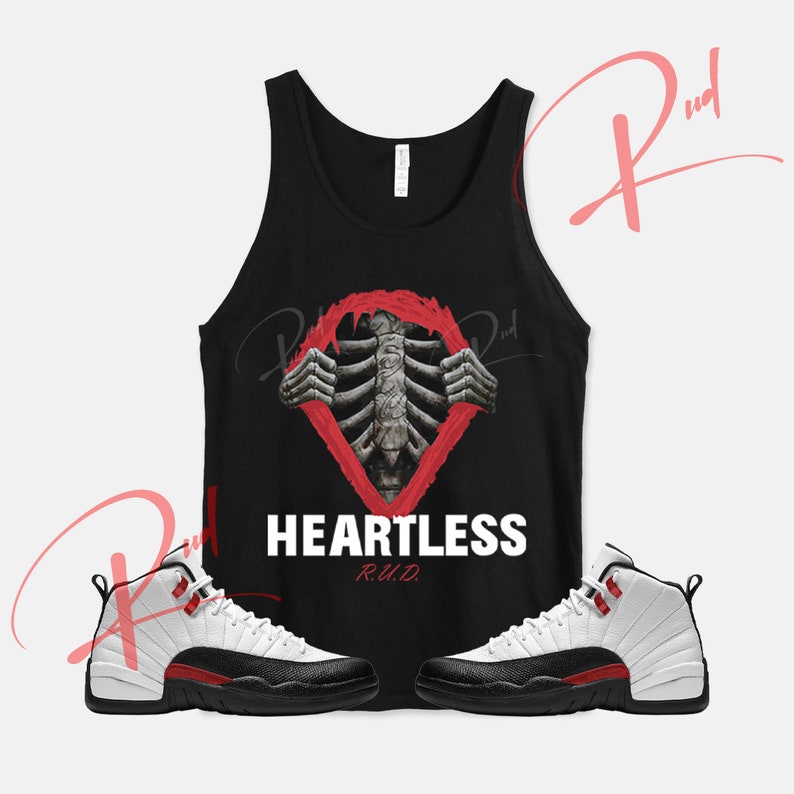 Heartless Hoodie to Match Jordan Retro 12 Red Taxi, Retro 12 Red Taxi ...