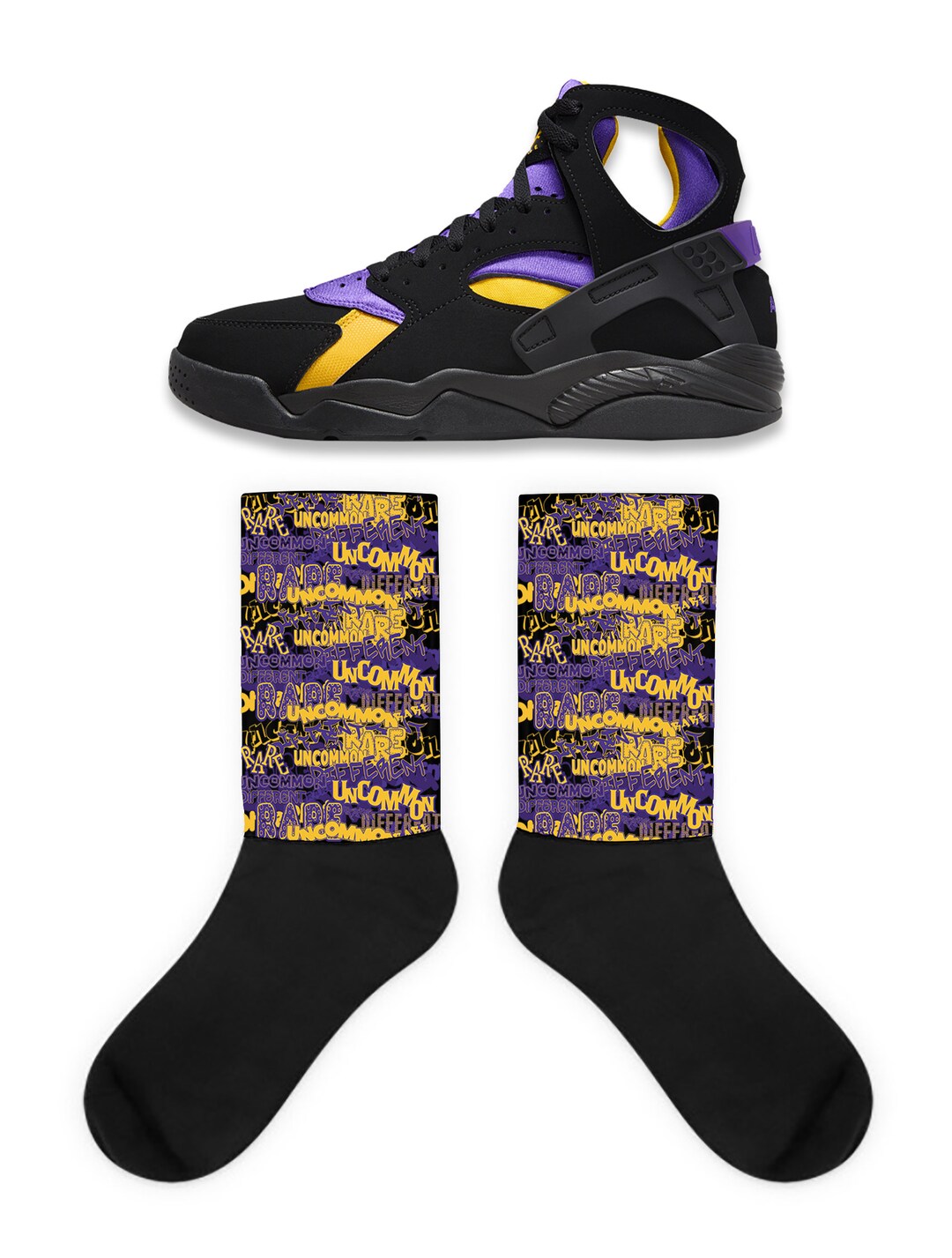 Scramble Socks to Match Kobe Bryant Huarache Away, Kobe Bryant Huarache ...