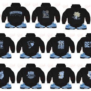 Rud Drip Hoodie to Match 5 UNC, 5 UNC Hoodie, UNC Sneaker Hoodie - Etsy