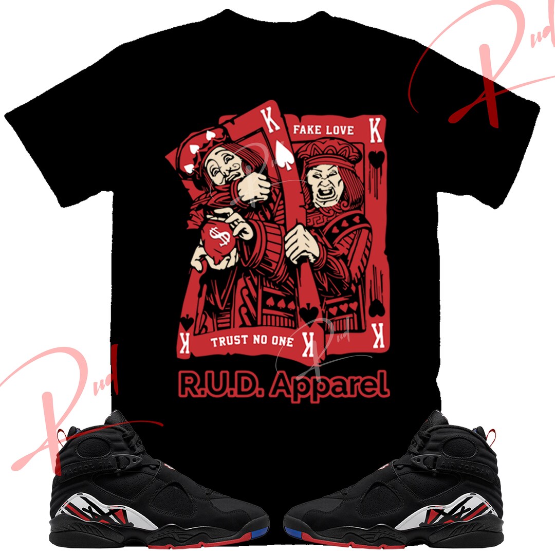 Fake Love Shirt to Match Jordan Retro 8 Playoffs, Retro 8 Playoffs ...