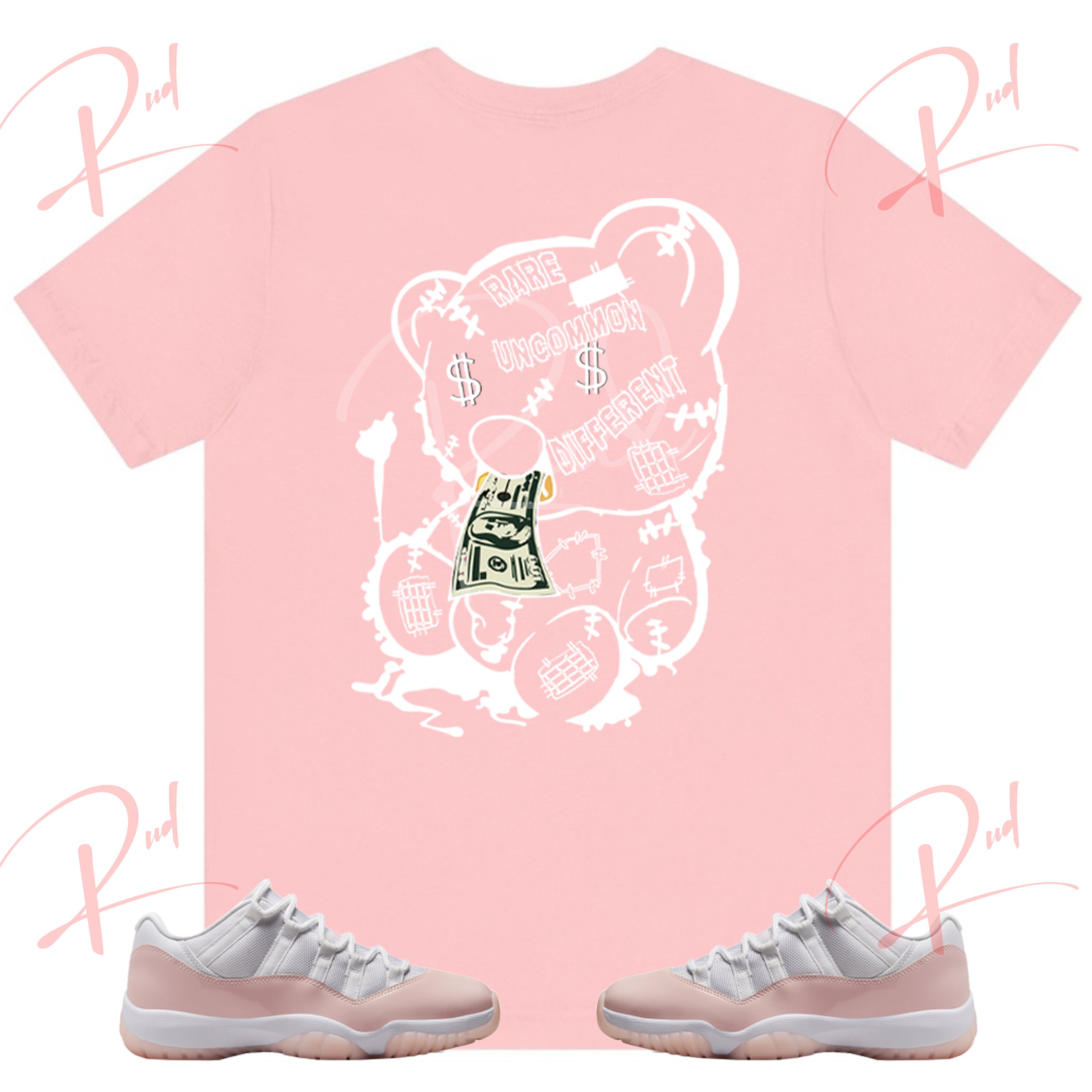 Teddy Bear Hoodie to Match Retro 11 Legends Pink, Jordan 11 Legends ...