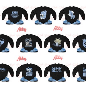 Rud Drip Hoodie to Match 5 UNC, 5 UNC Hoodie, UNC Sneaker Hoodie - Etsy