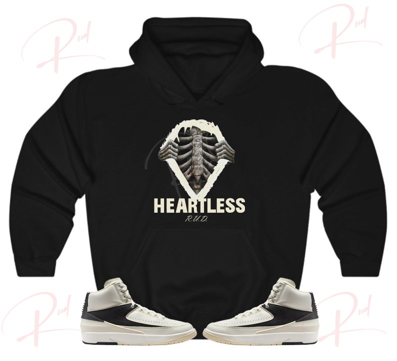 Heartless Hoodie to Match Retro 2 Sail Coconut Milk, Jordan 2 Sail ...