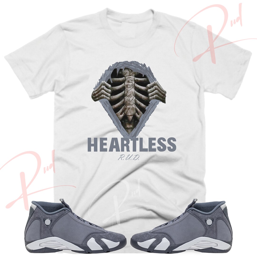 Heartless Shirt to Match Retro 14 Stealth Sneaker Tee, Jordan 14 ...