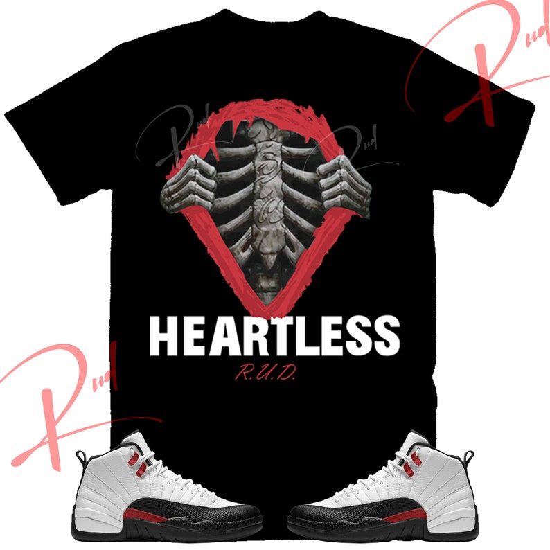 Heartless Hoodie to Match Jordan Retro 12 Red Taxi, Retro 12 Red Taxi ...