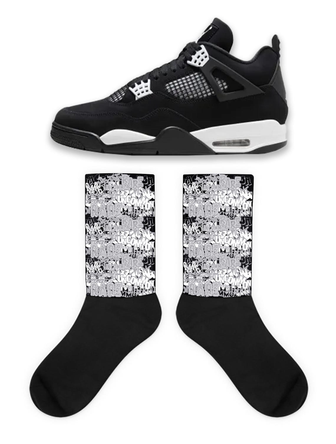 RUD Hand Shirt to Match Retro 4 White Thunder, Jordan 4 White Thunder ...