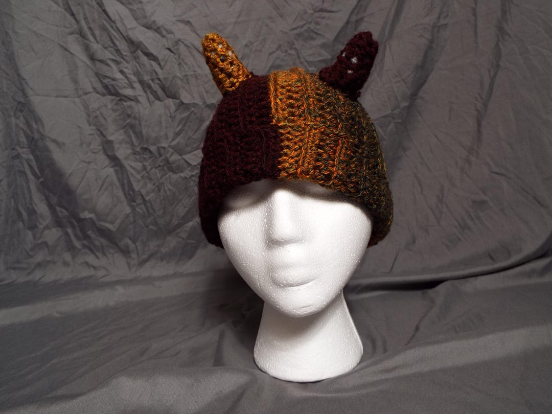 Crochet Devil Horned Hats - Etsy