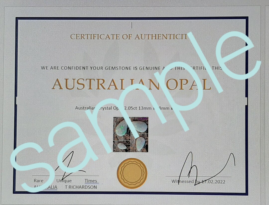 Certificate of Authenticity Paper Copy - Etsy
