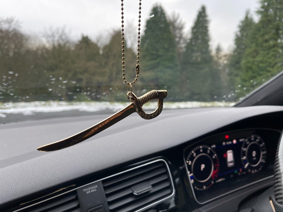 TWO FOR ONE bogof Gold Kalima Sword Car Pendant Hanging Accessory - Etsy