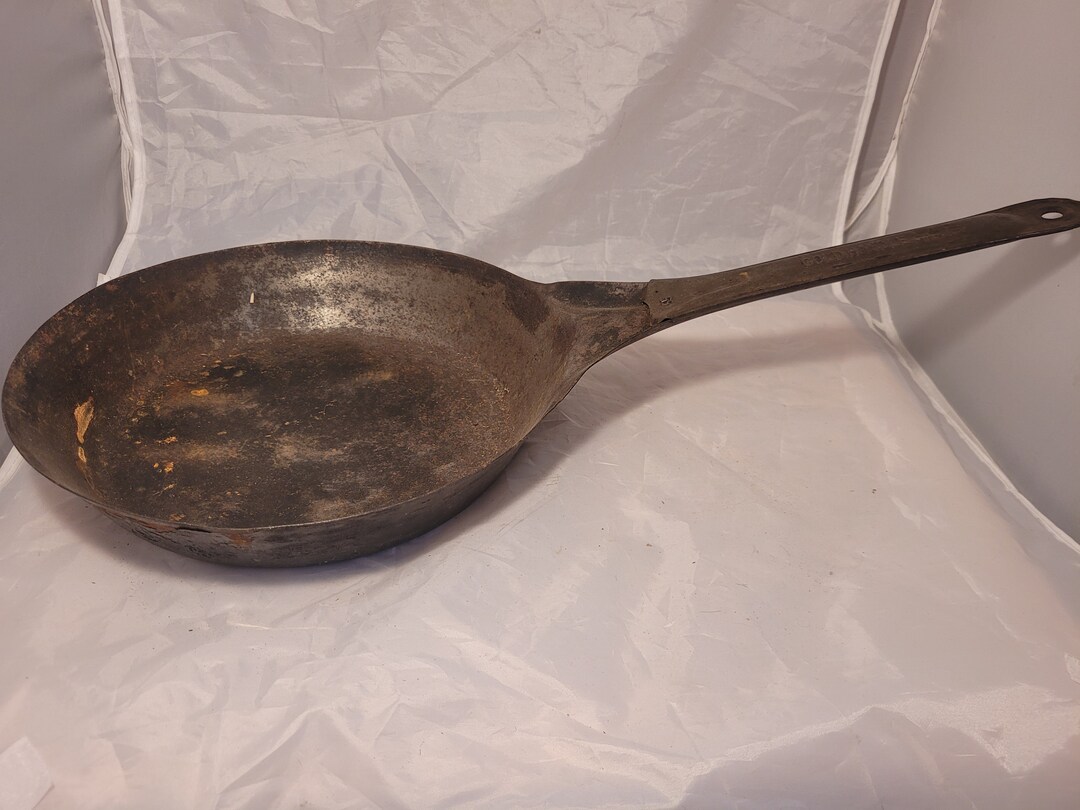 L & G Mfg Co 12 Vintage Cold Handle 55 Cowboy Skillet - Etsy