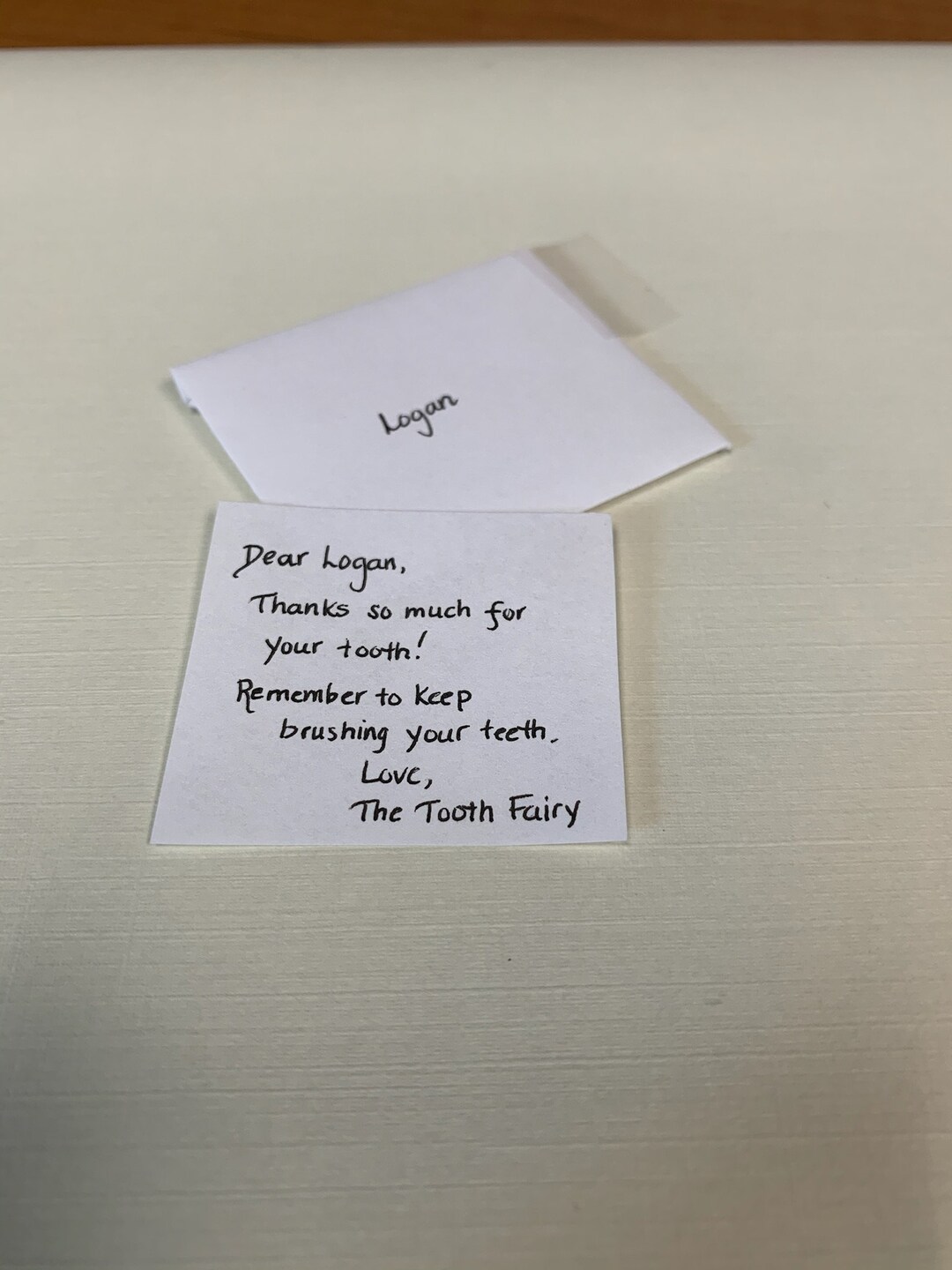 Tooth Fairy Notes to Child - Etsy