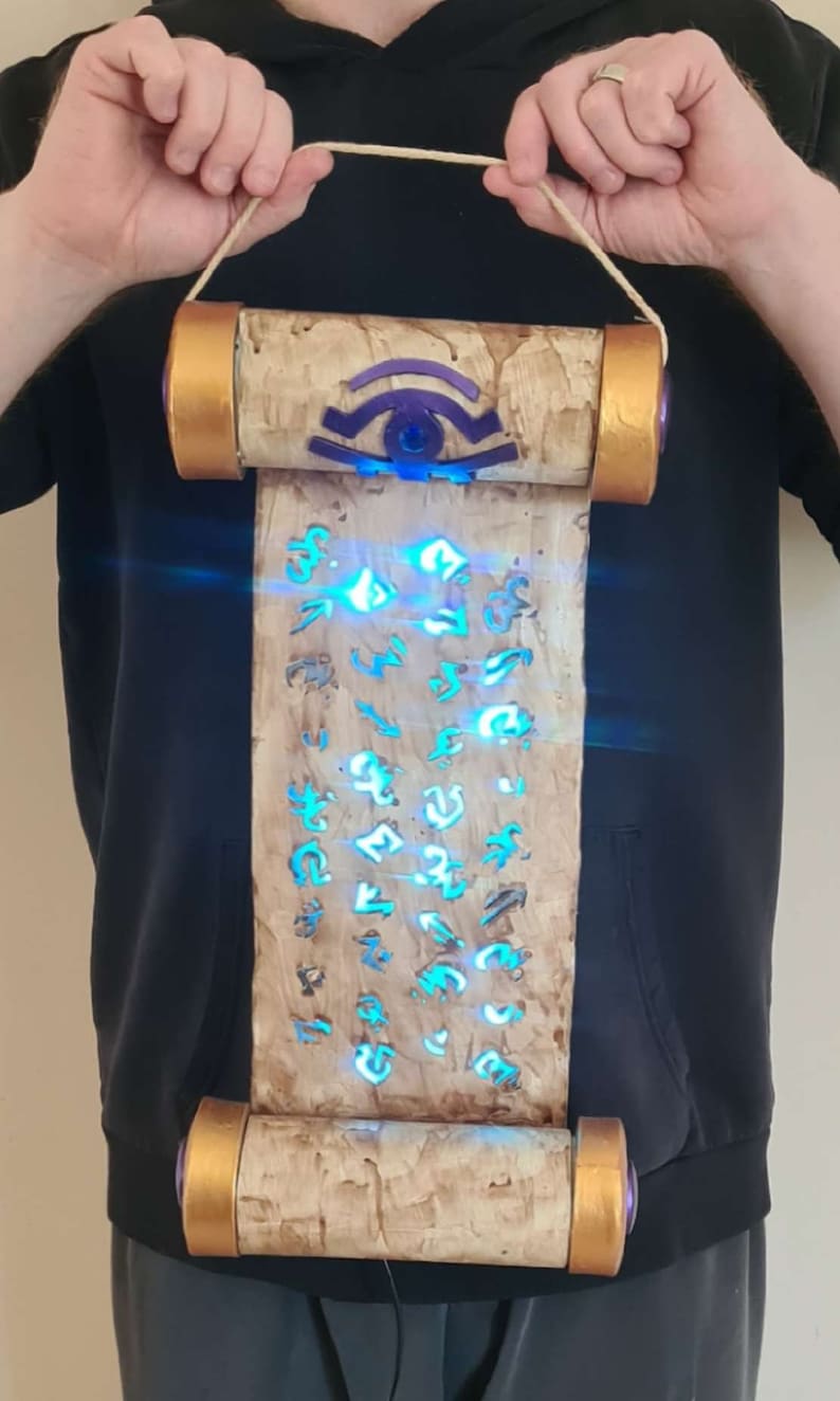 Dalaran Magic Scroll - World of Warcraft Wall Hanging Cosplay Prop - Etsy