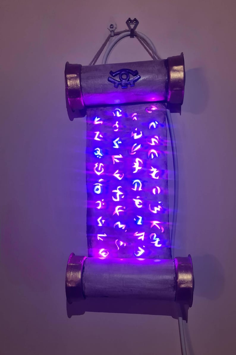 Dalaran Magic Scroll - World of Warcraft Wall Hanging Cosplay Prop - Etsy