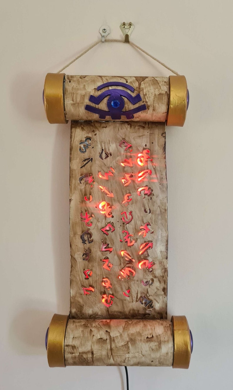 Dalaran Magic Scroll - World of Warcraft Wall Hanging Cosplay Prop - Etsy