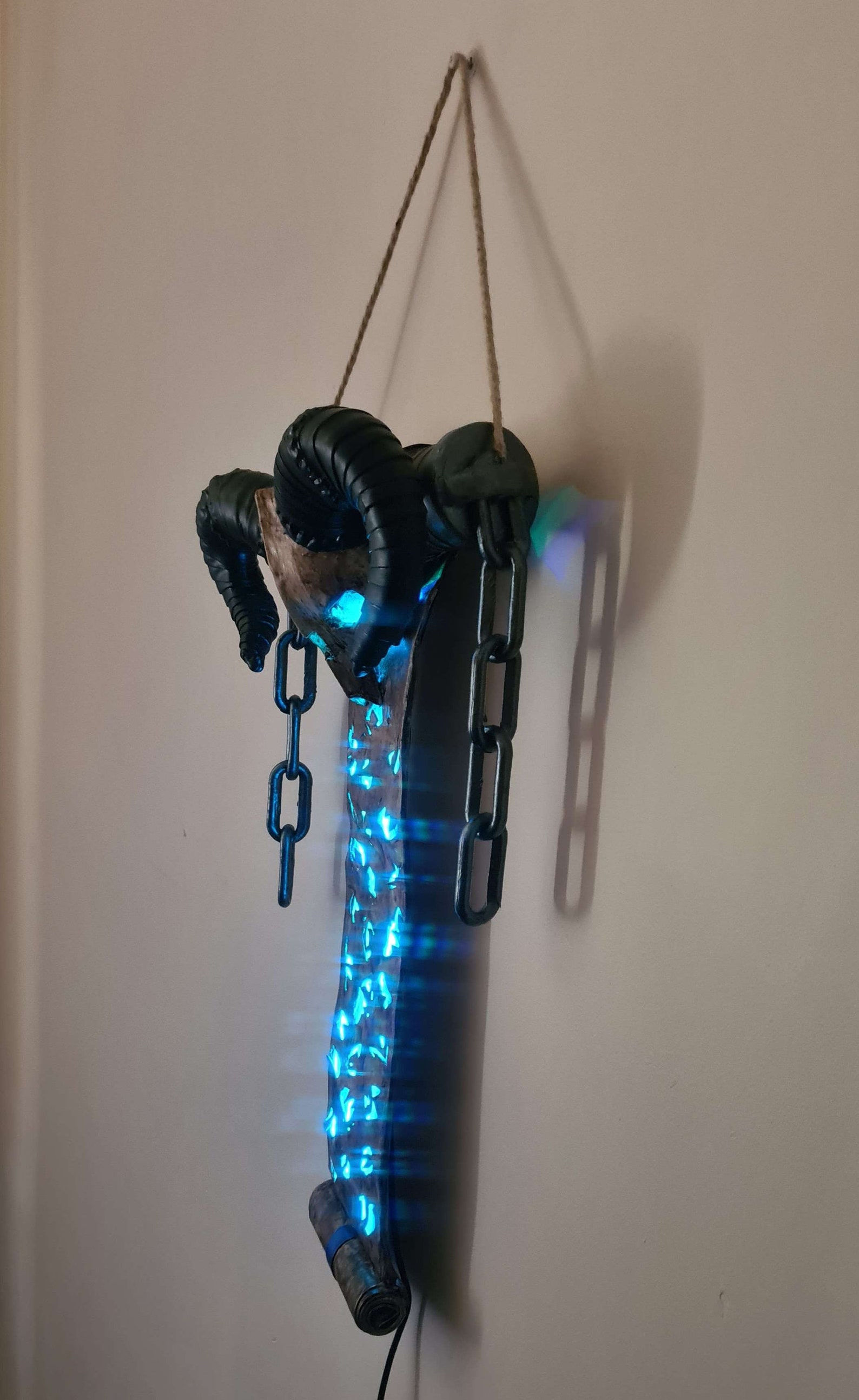 Deathknight/warlock Magic Scroll - World of Warcraft Wall Hanging ...
