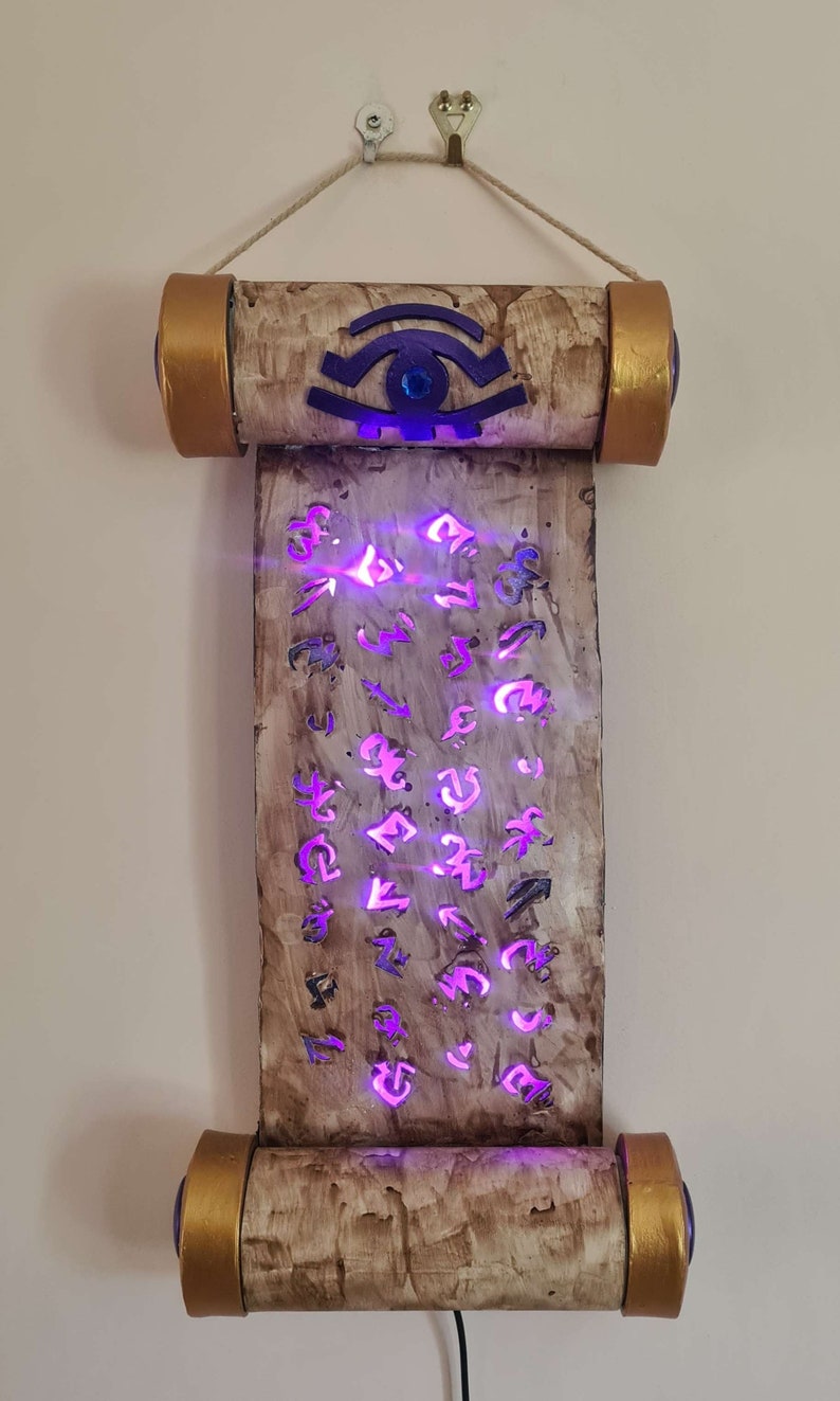 Dalaran Magic Scroll - World of Warcraft Wall Hanging Cosplay Prop - Etsy