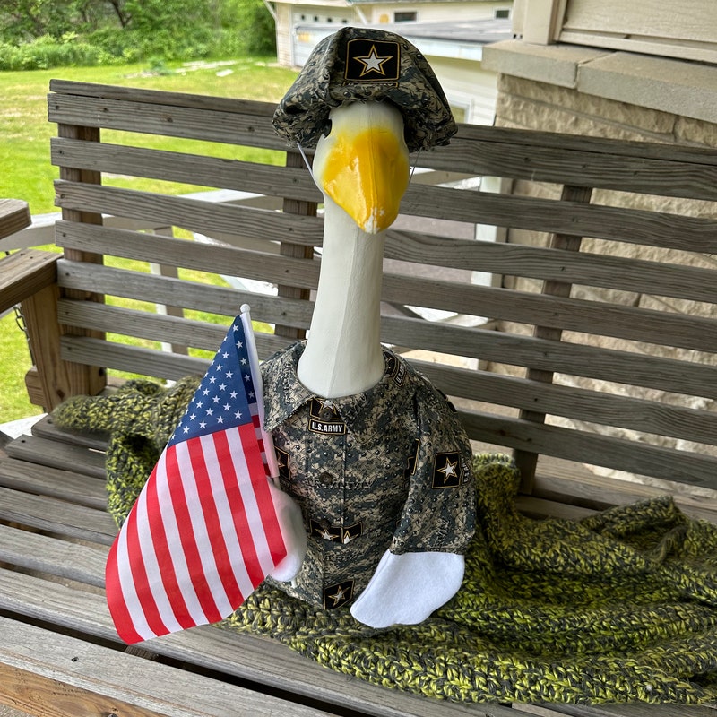 Porch Goose Statue - Etsy