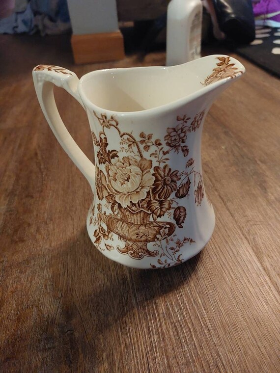 Vintage Charlotte Alfred Meakin Stafforfshire Pitcher - Etsy