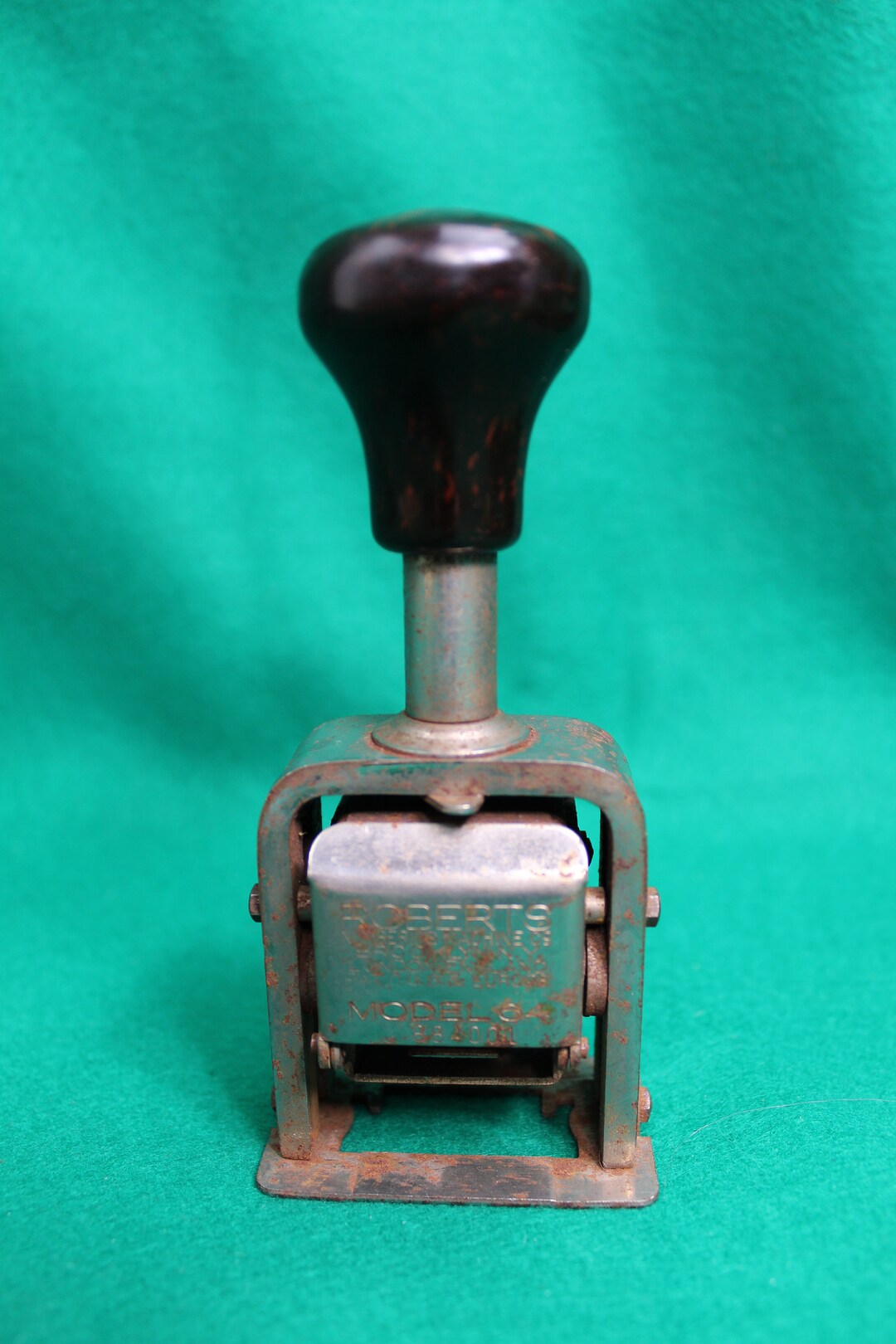 Vintage Roberts Numbering Hand Punch Model 64 Rusty, Great for ...