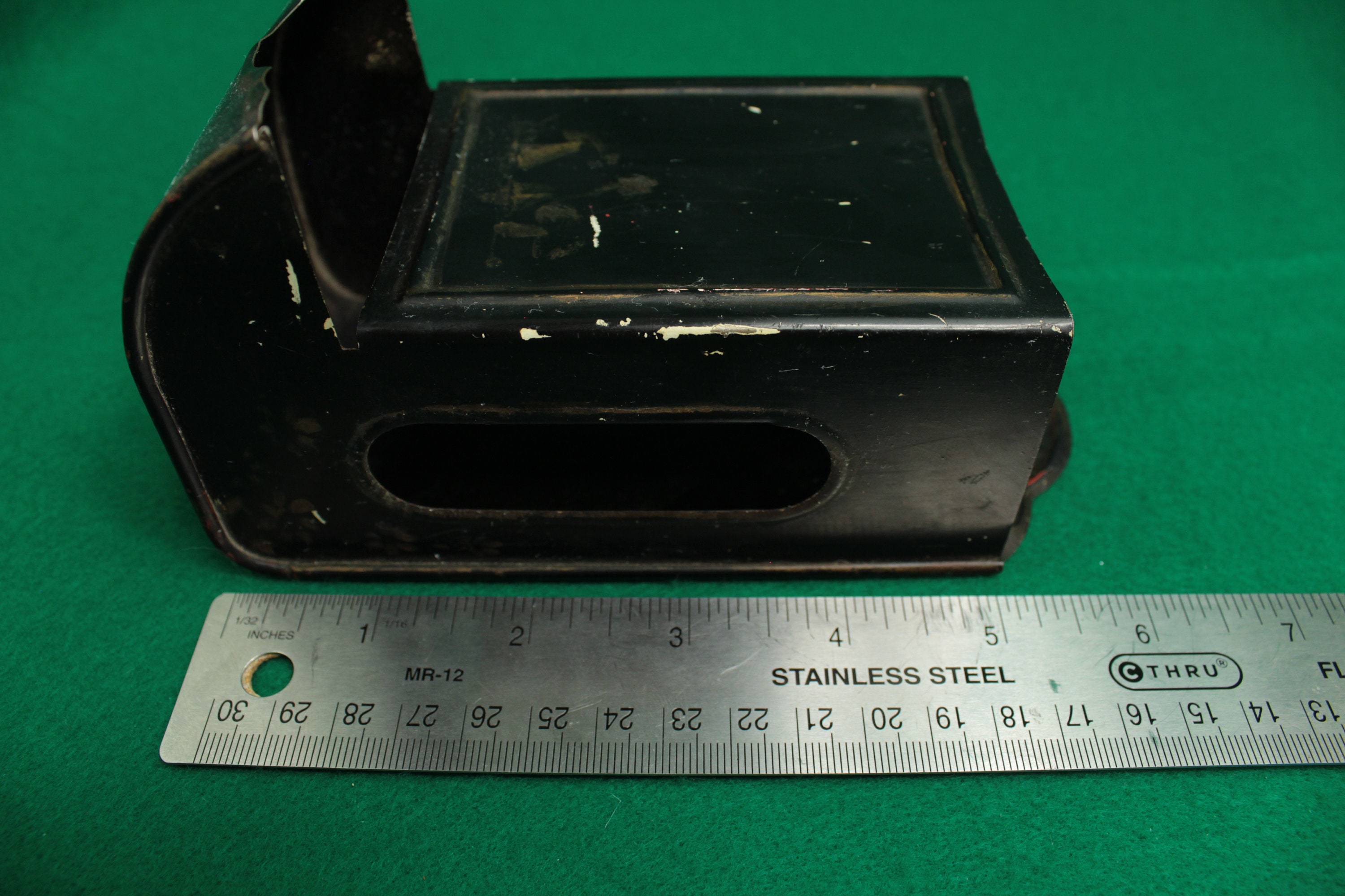 Antique Black Metal Matchstick Box - Etsy