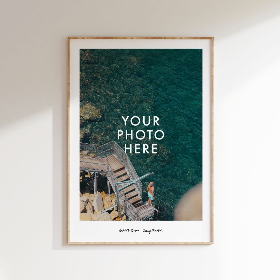 Custom Print Personalised Wall Art Customised Poster Bespoke Gifts ...
