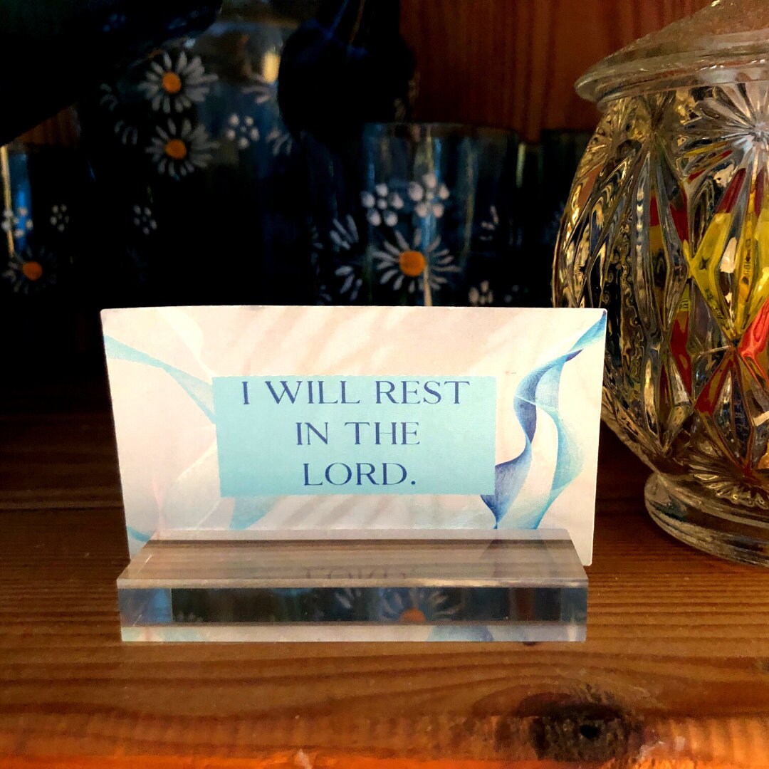 15 Colorful Scripture Cards With Acrylic Base Scripture Card Set With ...