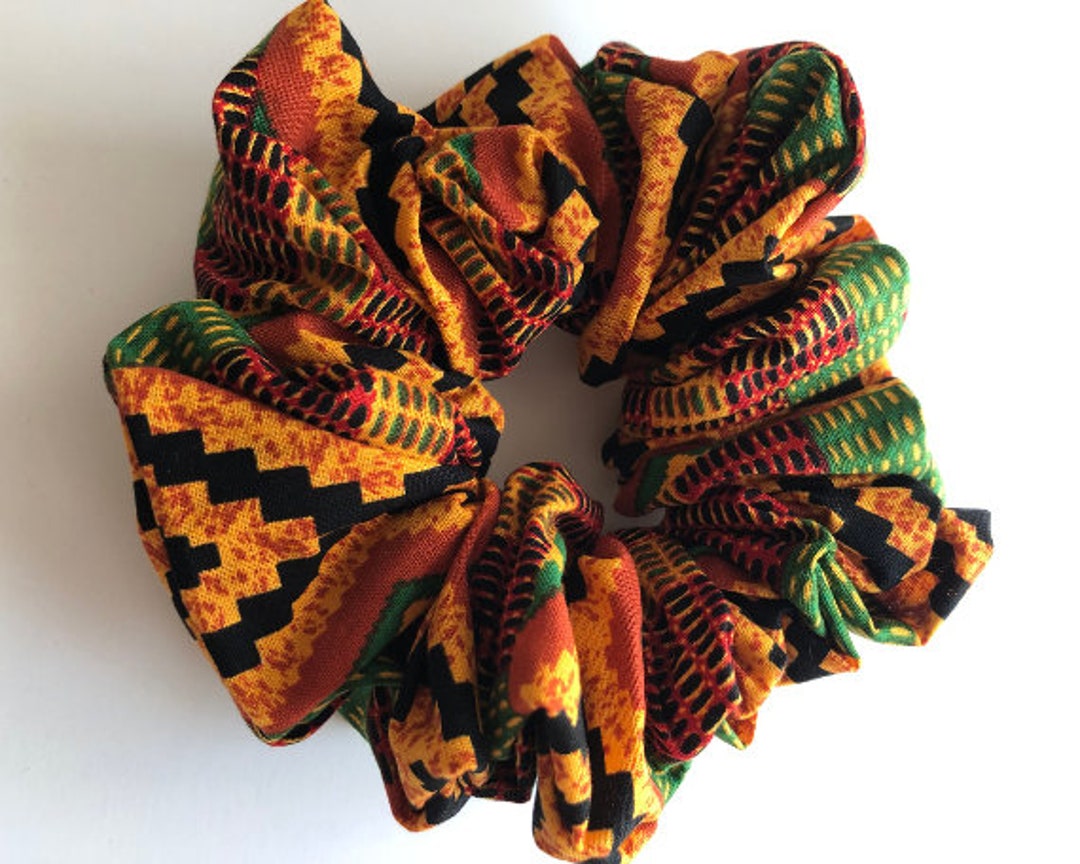 Extra Large Scrunchie African Print Cotton Scrunchie - Etsy