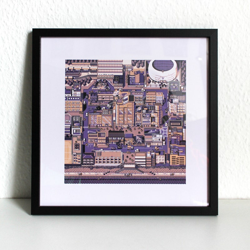 Pixel Art Print - Etsy