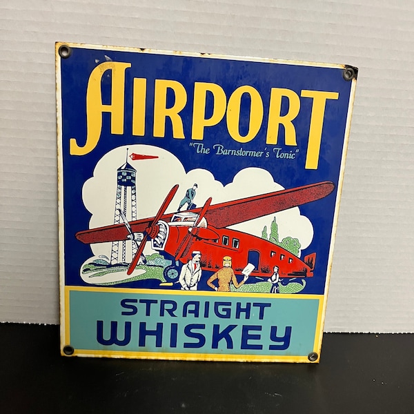 Vintage Enamel Sign - Etsy