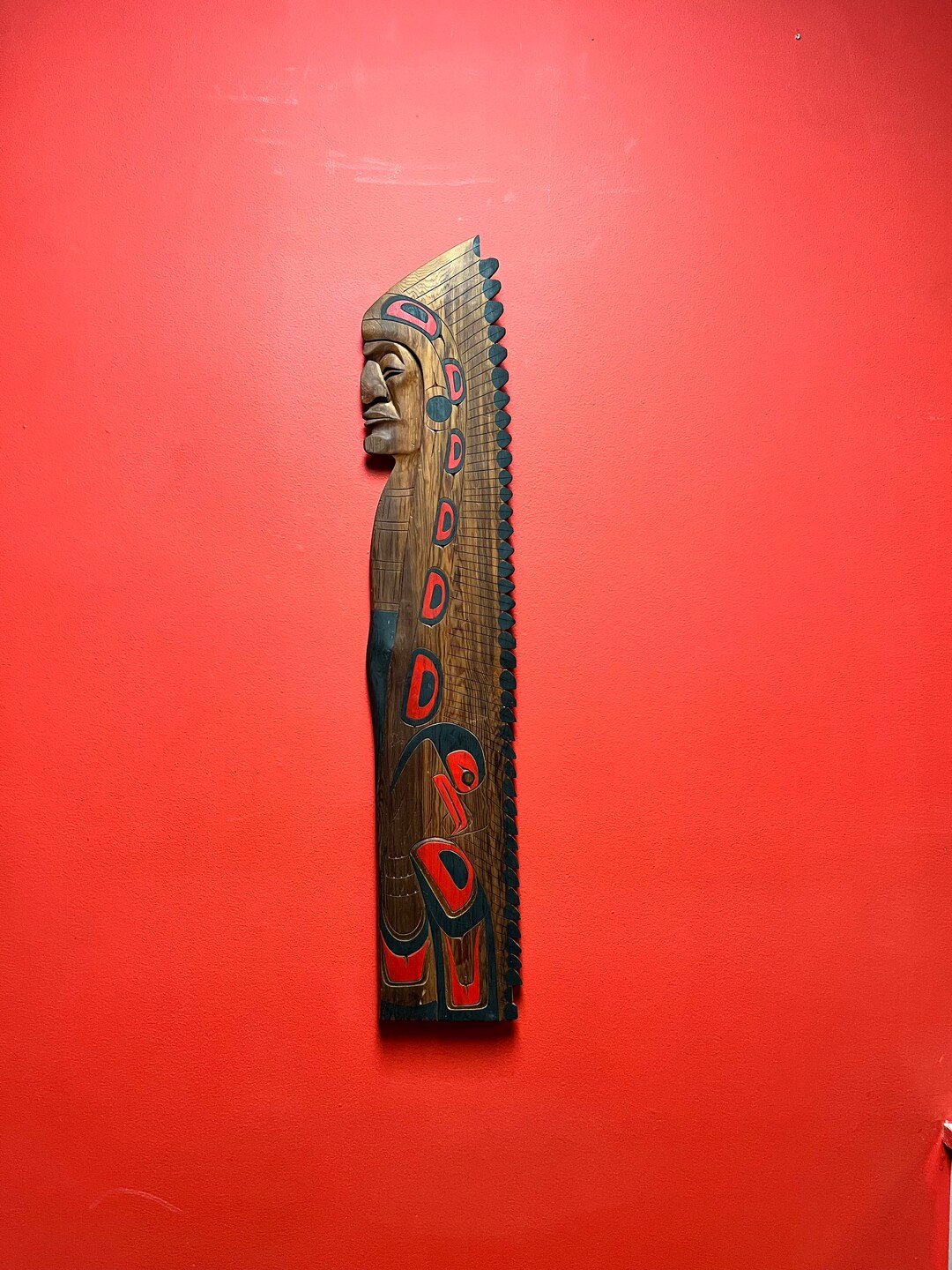 32 X 6 Inch Stunning Tyrone Joseph Indigenous, First Nations, Pacific ...