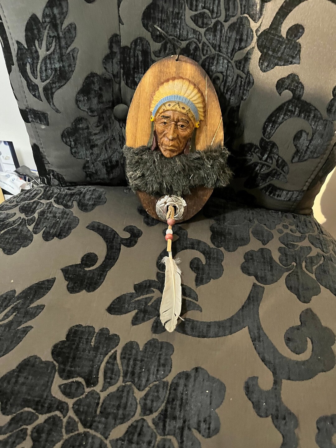 12 Inch Long Indigenous Porcelain Plaque Old and Unique - Etsy