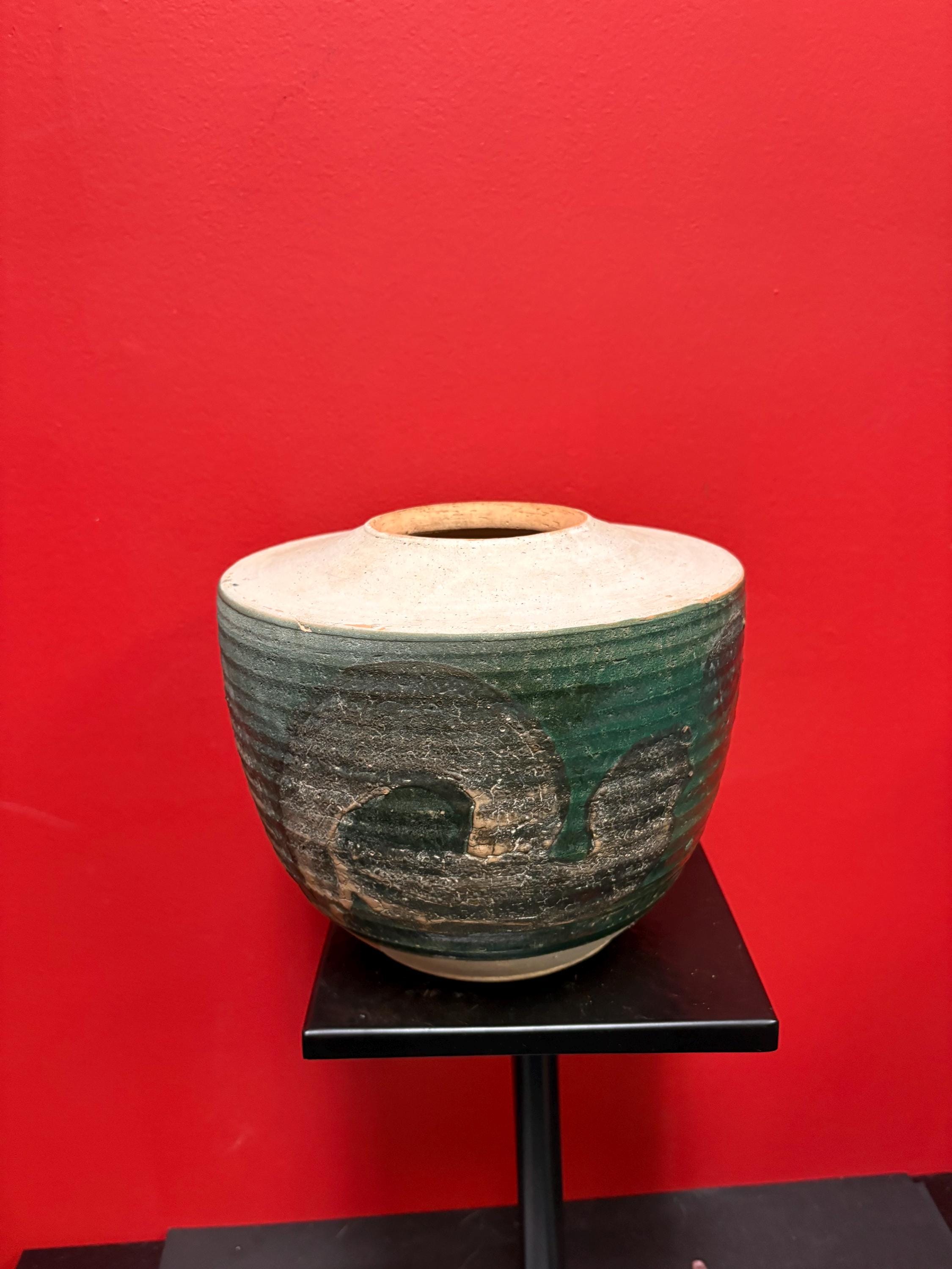 Fantastic 8 Inch Tall Canadian Walter Dexter Handmade Studio Pottery ...