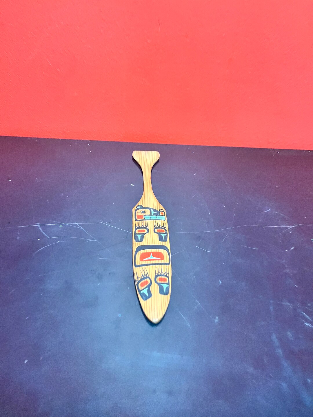 Fabulous Indigenous, First Nations Pacific Northwest Coast Cedar Paddle ...