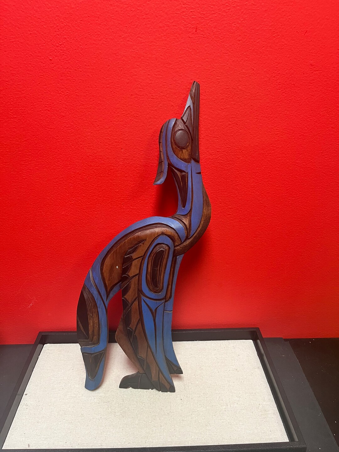 Lovely 17 Inch Tall, Indigenous, First Nation Specific Northwest Coast ...