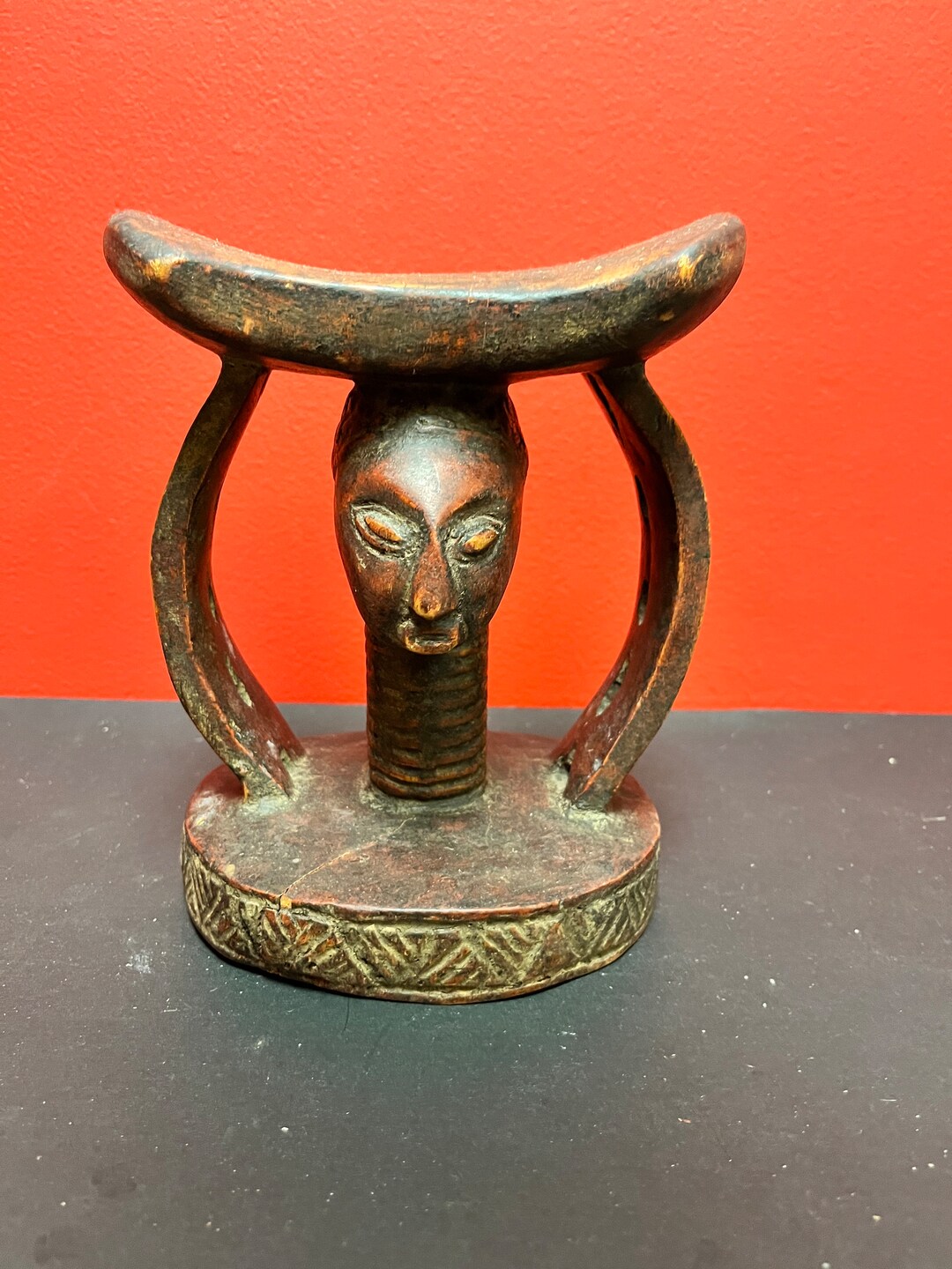 Fabulous 7 X 7 Antique Ceremonial African Headrest - Came From a Museum ...
