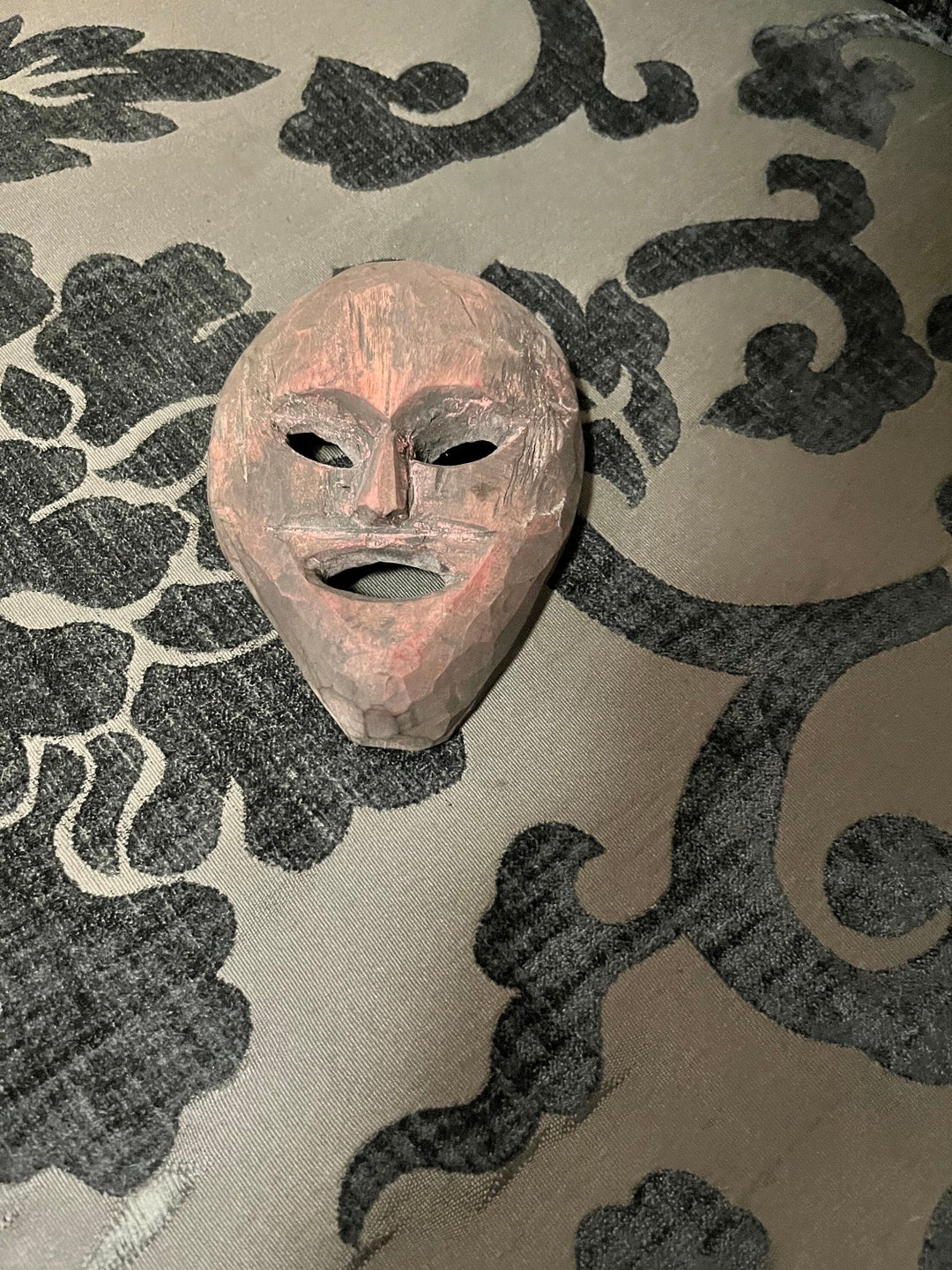 5 Inch Antique Nepal Amulet Mask — Great Patina — Wow - Etsy