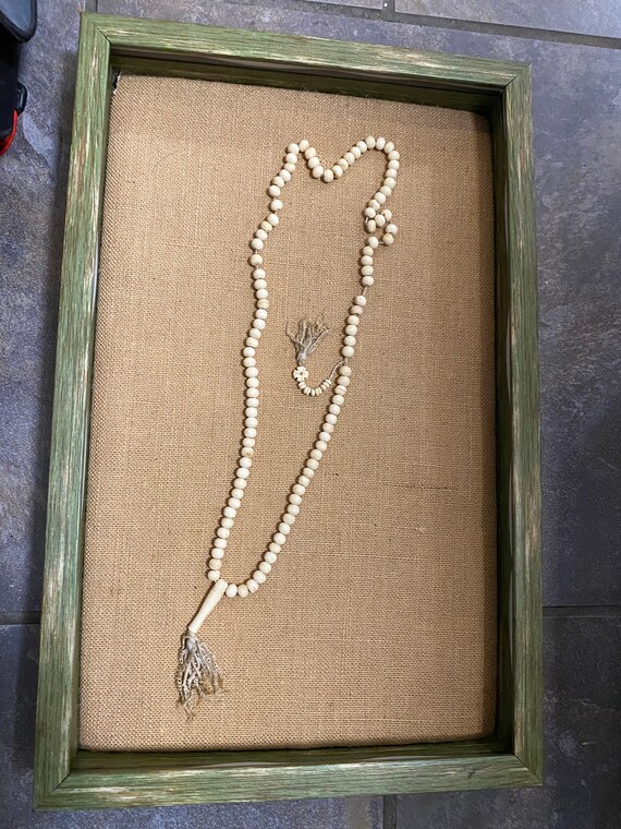 Beautiful Bone Rosary Necklace - Etsy