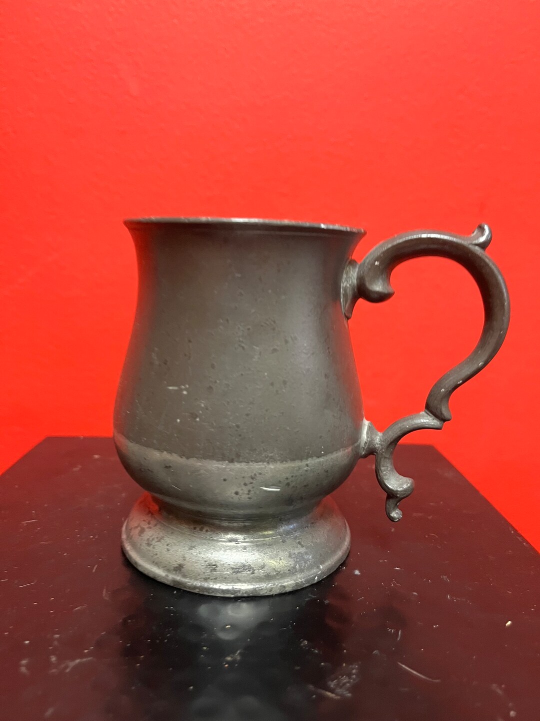 Antique 4 Inch High English Pewter Mug by James Yates — Lovely for ...