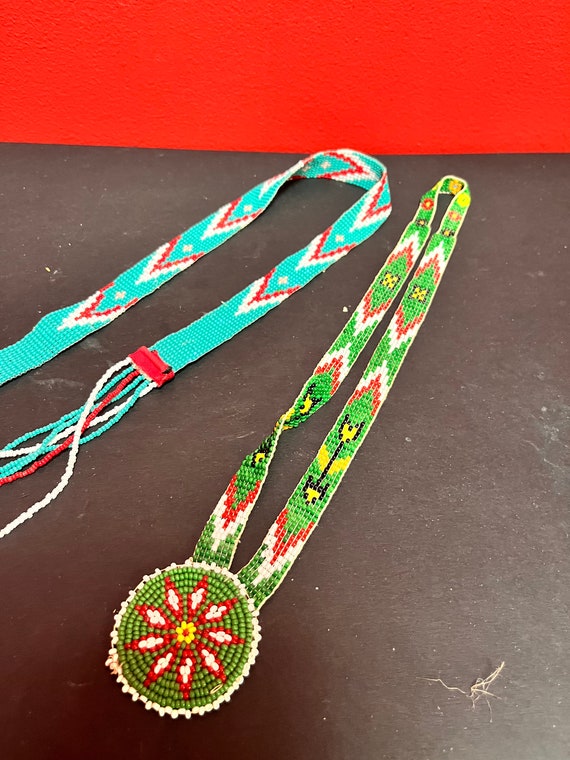 To indigenous West Coast first nations beaded necklac… - Gem