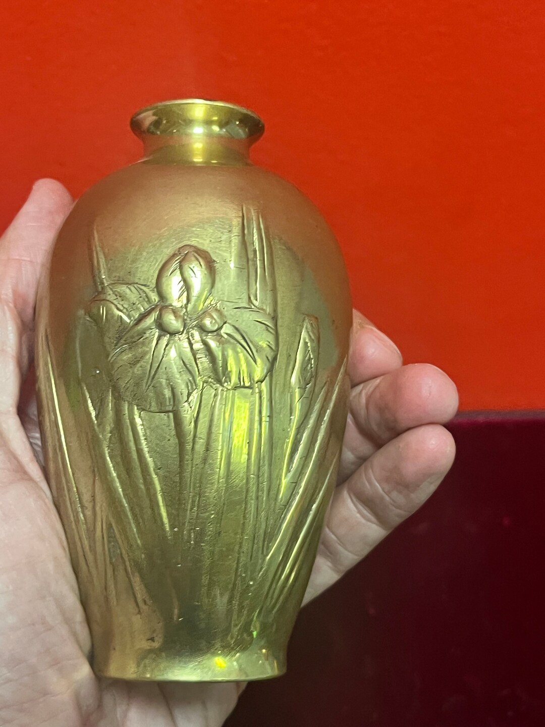 5 Inch Japanese Brass Vase — 2 Available — Lovely Condition - Etsy