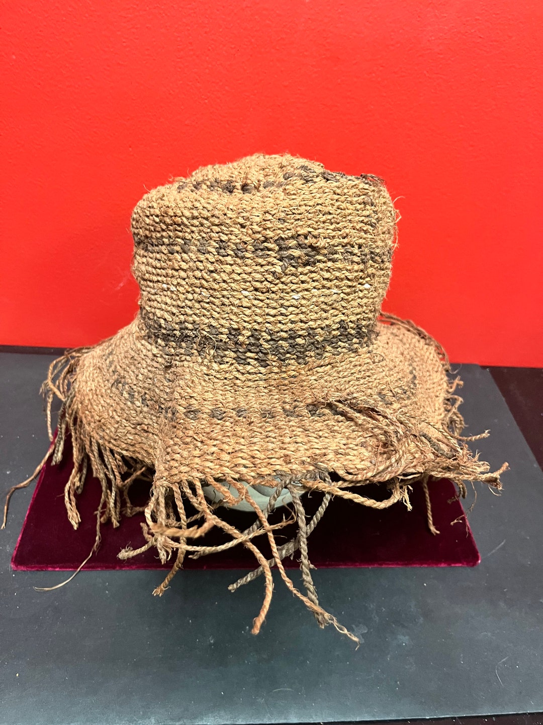 Stunning Rare Indigenous Hand Weaved Hat — Antique Museum Quality - Etsy