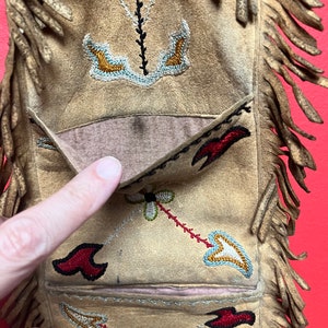 Early Indigenous Leather and Sewn Spices and Medicine Pouch — 18 X 9 ...