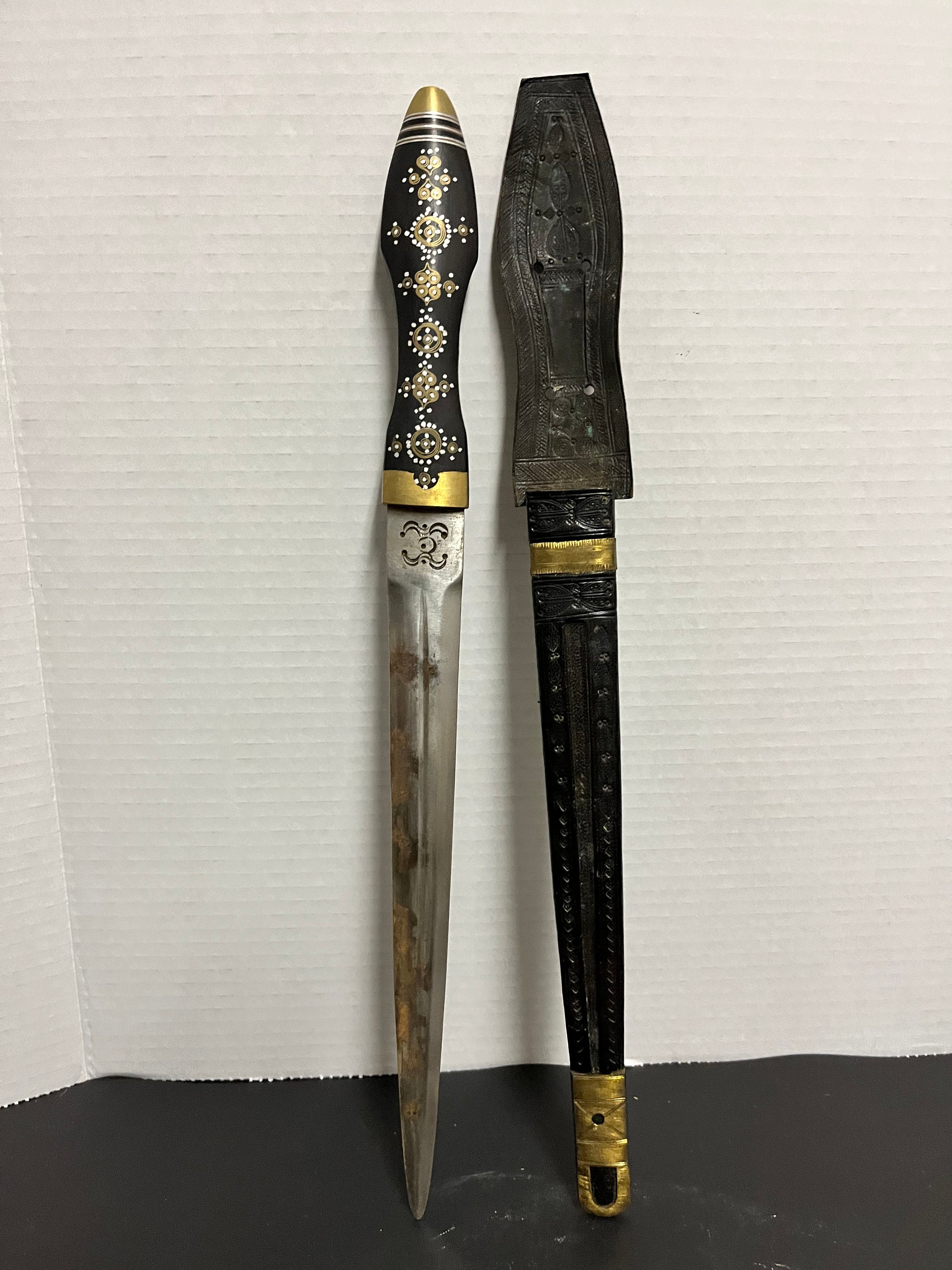 17 Inch Persian Dagger Antique Fabulous Inlaid Stunning - Etsy