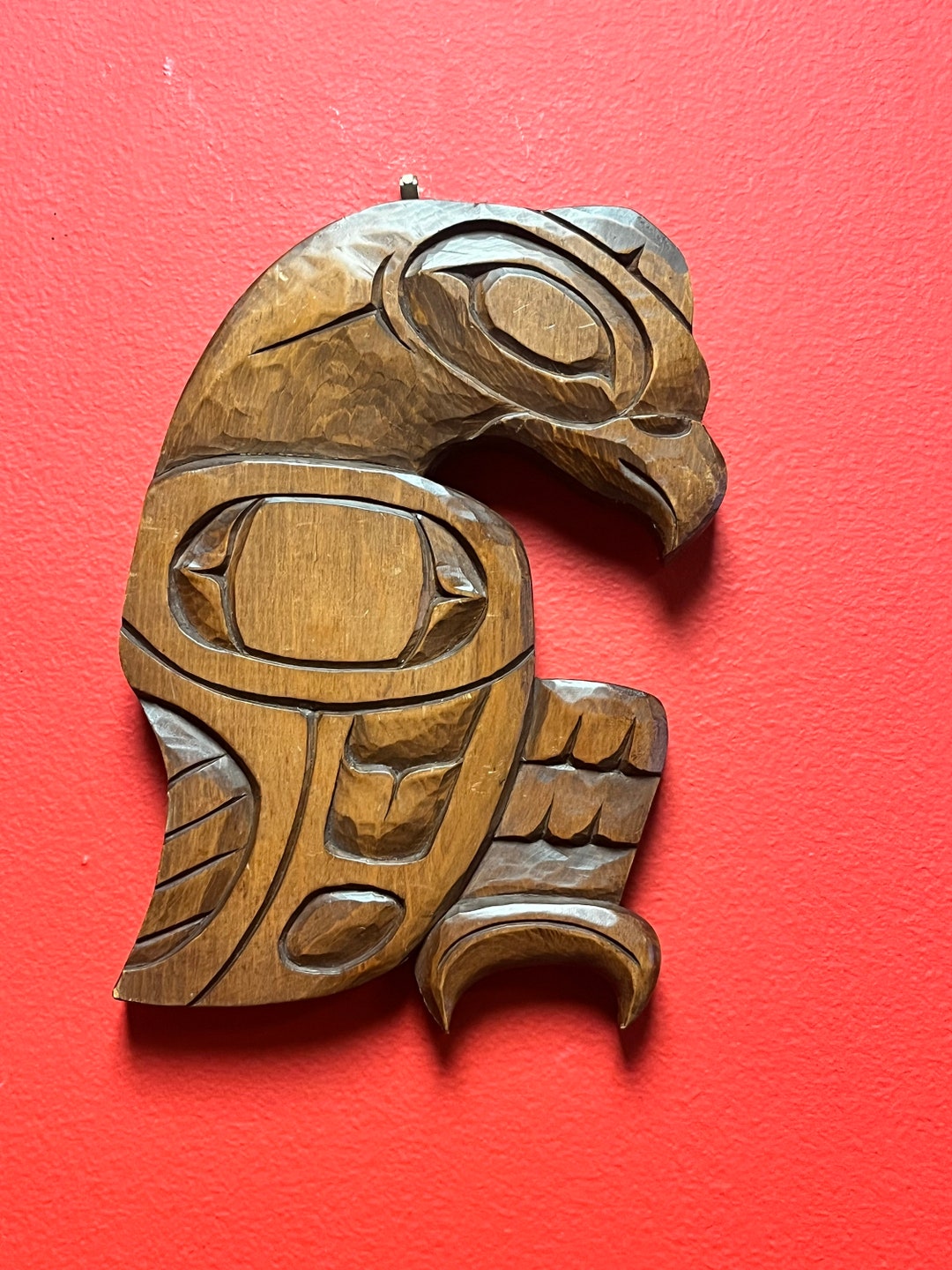 Well Carved Indigenous, First Nation Pacific Northwest Coast Signed ...